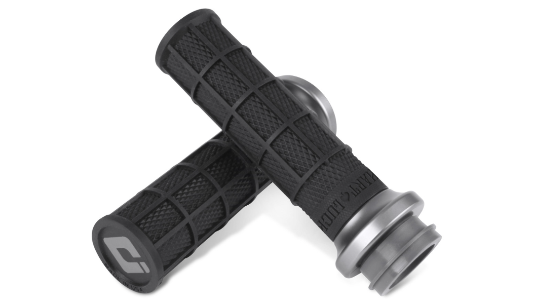 ODI Hart-Luck Signature V-Twin Lock-On Grips for Cable Throttle ...
