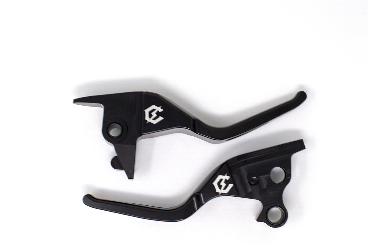 Softail Levers Black – Crossthread Cycle